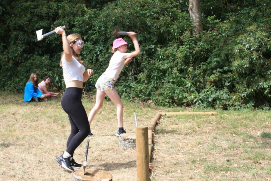 Axe Throwing | YMCA Fairthorne Group