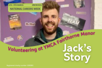 Volunteering at YMCA Fairthorne Manor: Jack's Story | YMCA Fairthorne Group